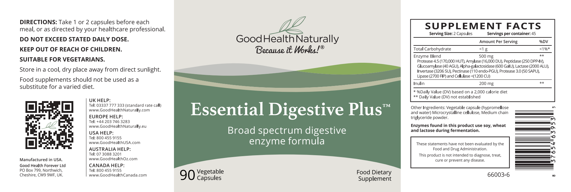 Essential Digestive Plus™ - GHN USA